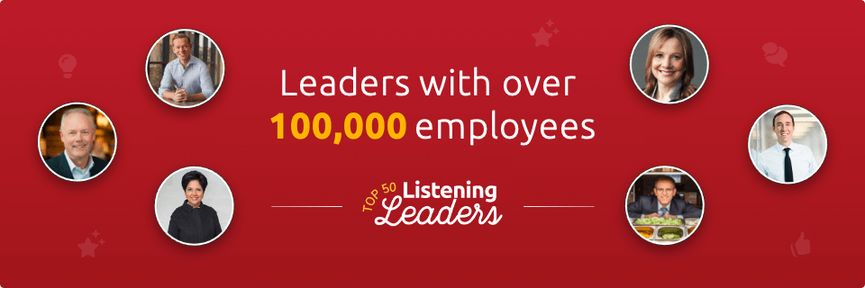 The Top 50 Listening Leaders