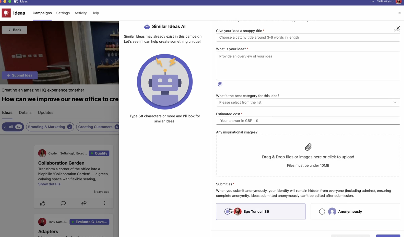Sideways 6 product updates: H1 2025